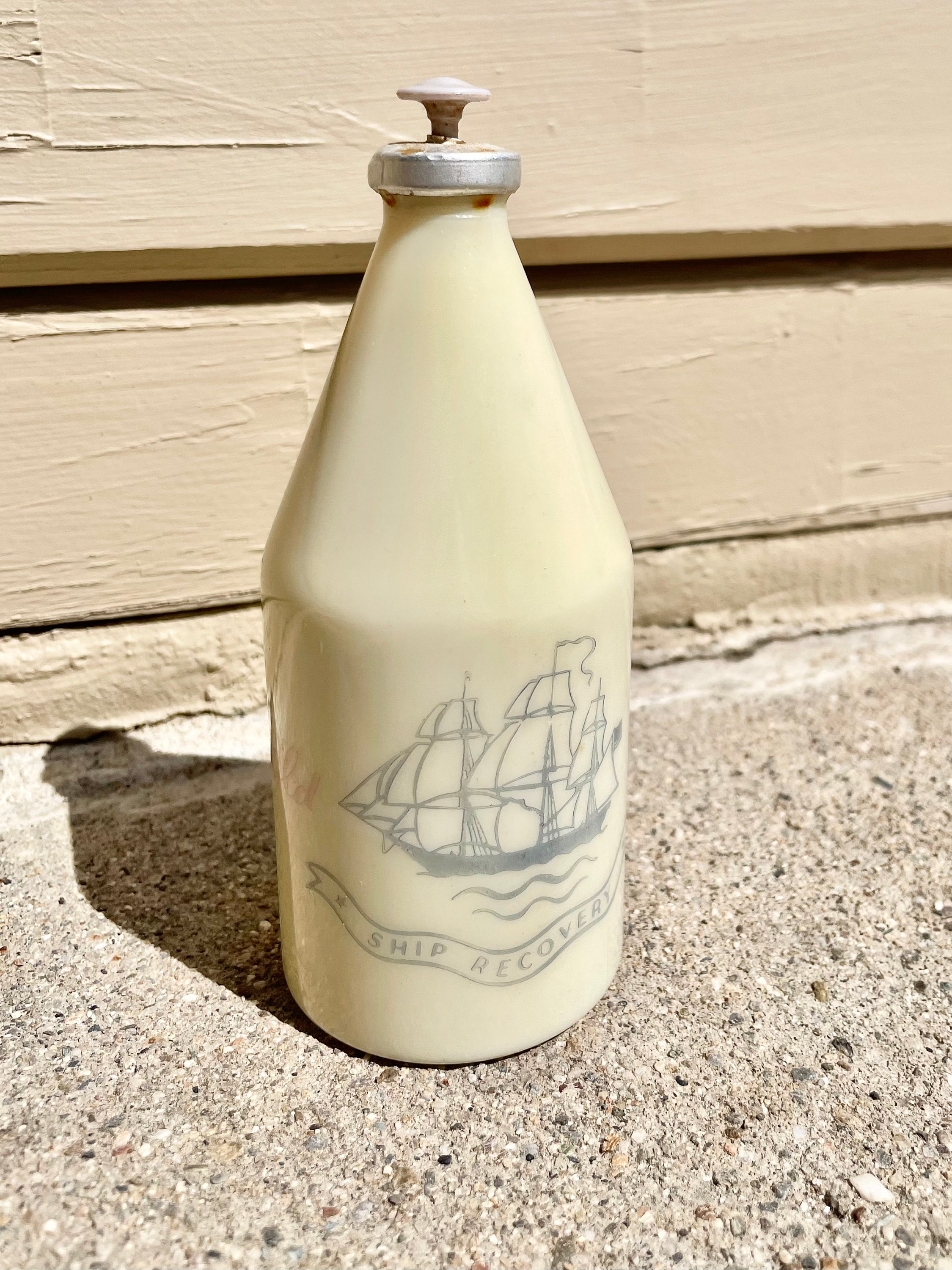 Vintage 1950s Old Spice Aftershave Bottle - Etsy