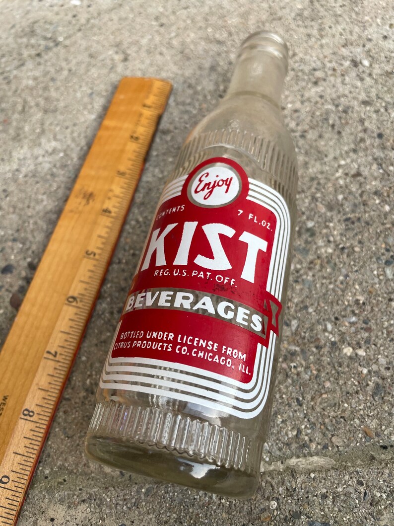 Vintage Kist Soda Bottle - Etsy