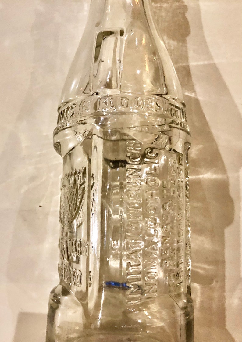 Vintage 1924 Delaware Punch Trinangular Soda Bottle - Etsy