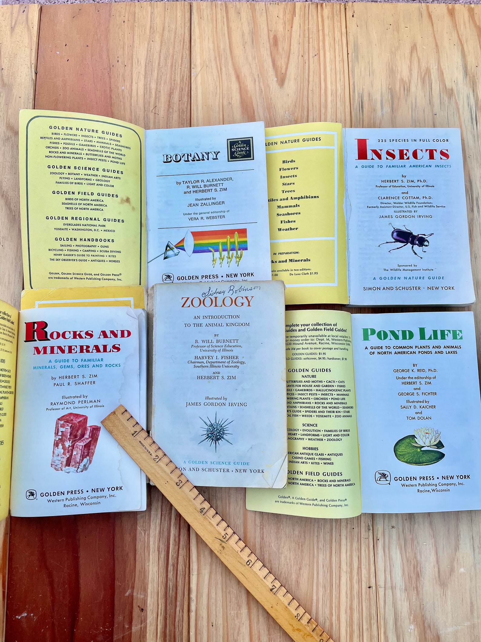 Vintage 1950s, 1960s, 1970s Golden Guide Science Botany, Pound Life ...