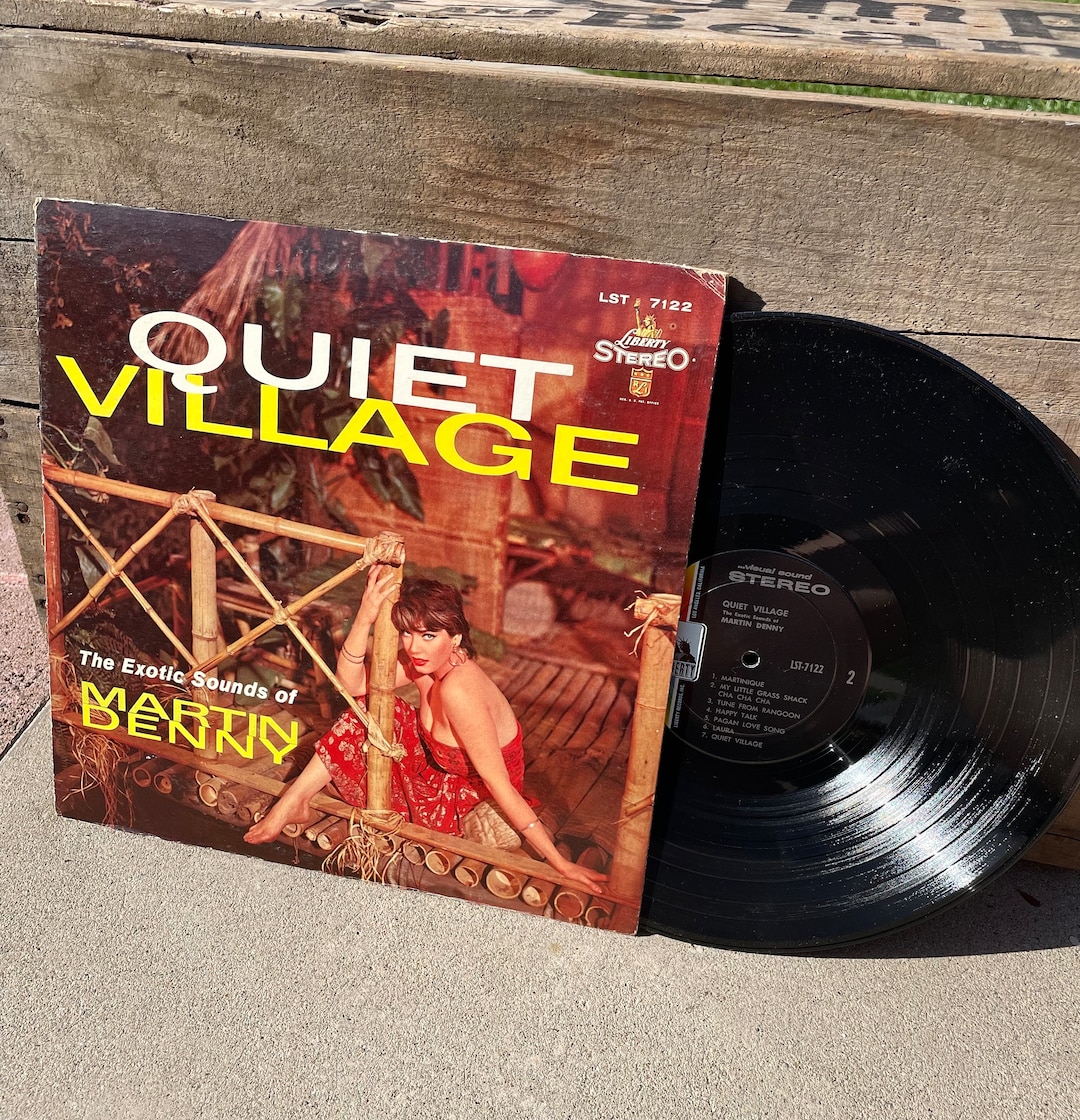 Vintage 1960s Martin Denny Quiet Village Tiki Exotica Vinyl 78 Record ...