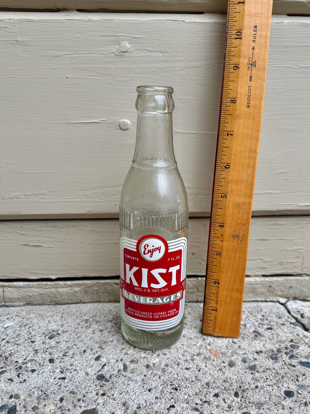 Vintage Kist Soda Bottle 7 Fluid Ounces Modesto California Glass ...