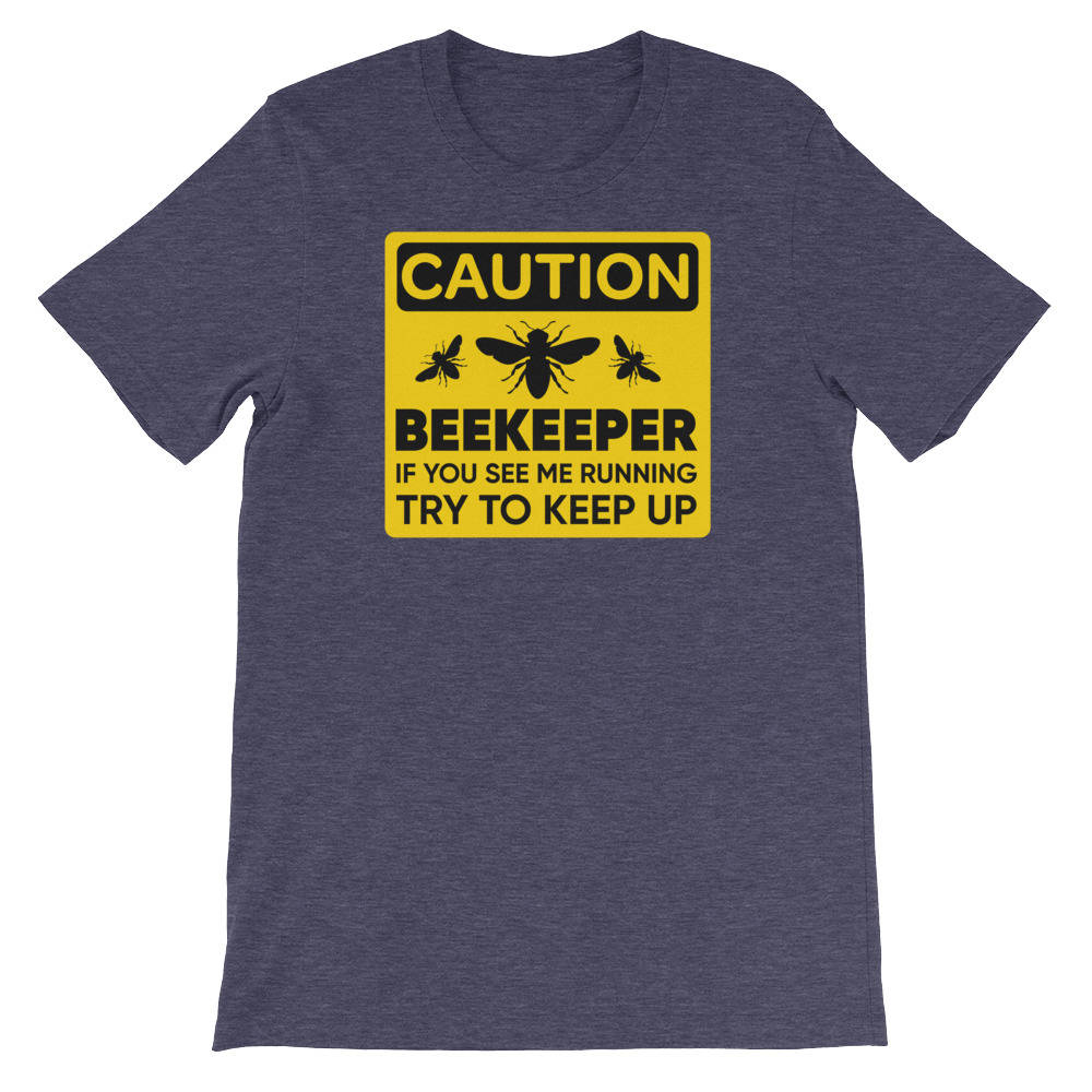 Funny Beekeeper Caution T-shirt | Unisex Short-sleeve Tee - Etsy