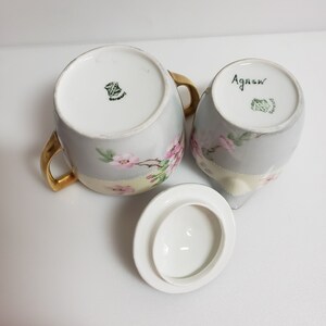 Vintage Sugar/creamer Serving Set, Weimar - Germany, Hand Painted ...