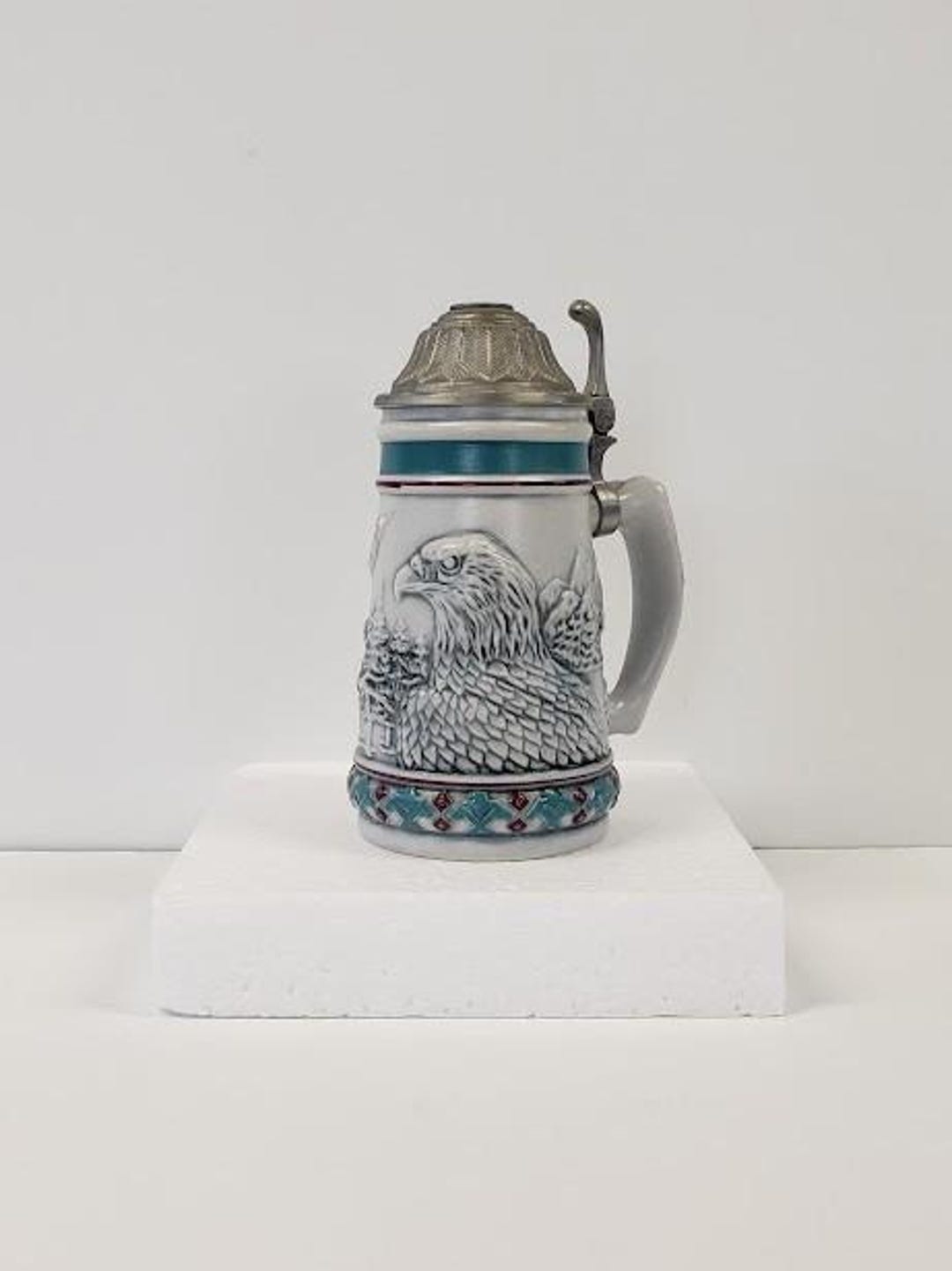 Vintage Avon Endangered Species Mini Beer Stein, Bald Eagle Collectible ...