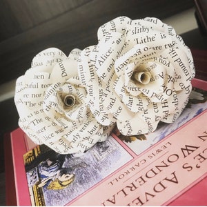 Book Roses - Paper Flowers - Literary Flowers - Classic Lit - Recycled ...