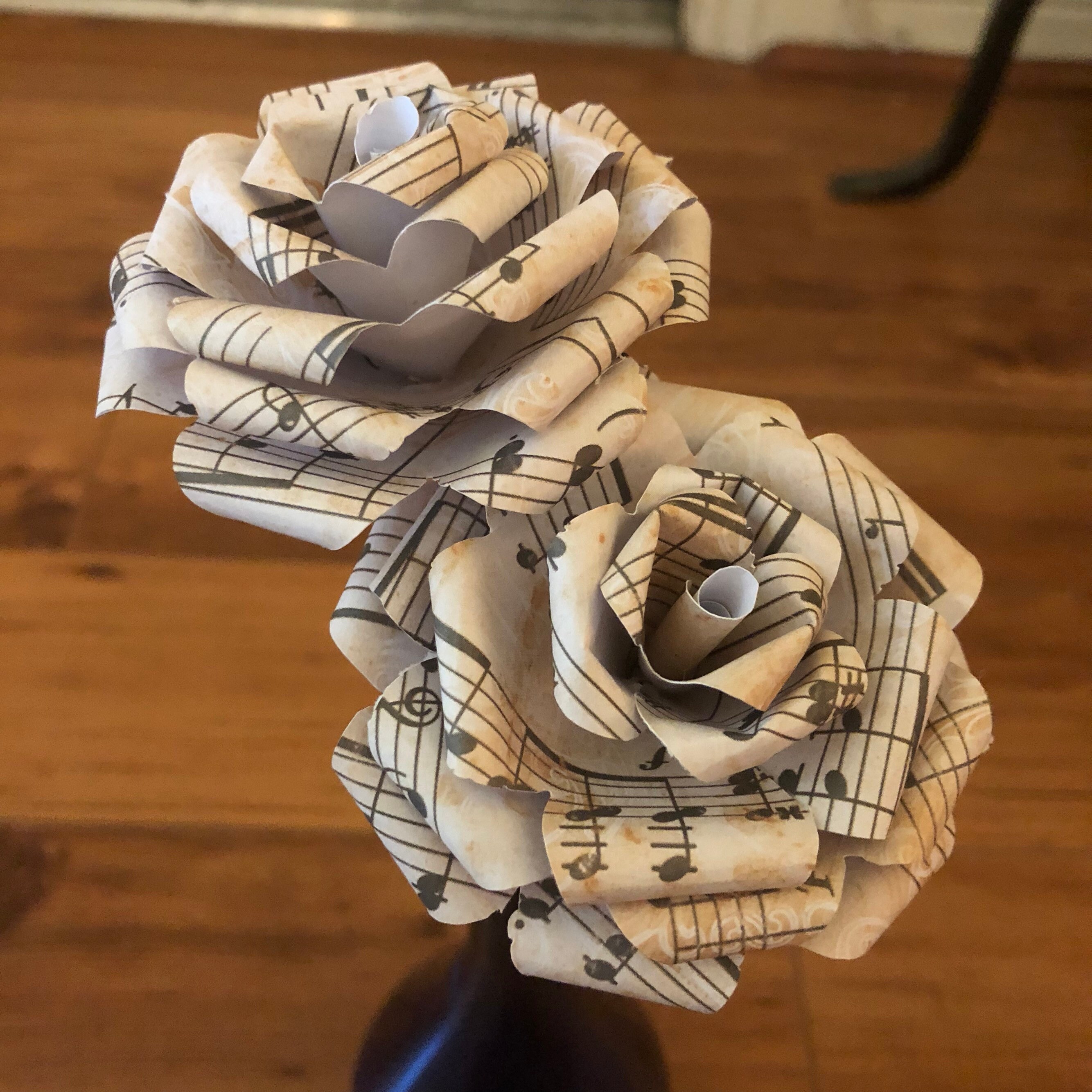 Sheet Music Roses Musical Paper Flowers Wedding - Etsy