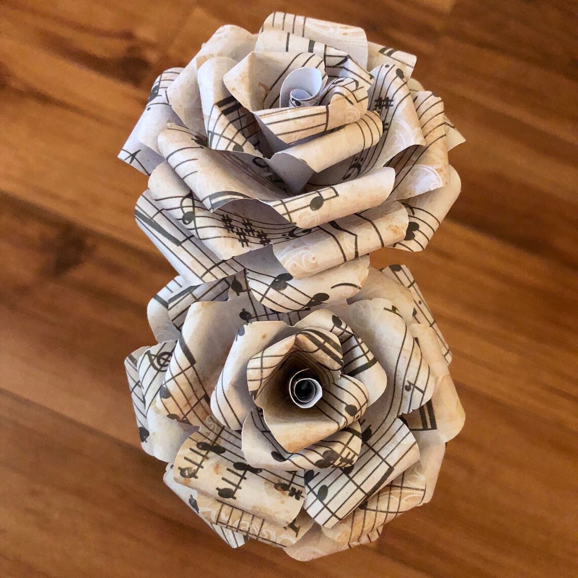 Sheet Music Roses Musical Paper Flowers Wedding - Etsy
