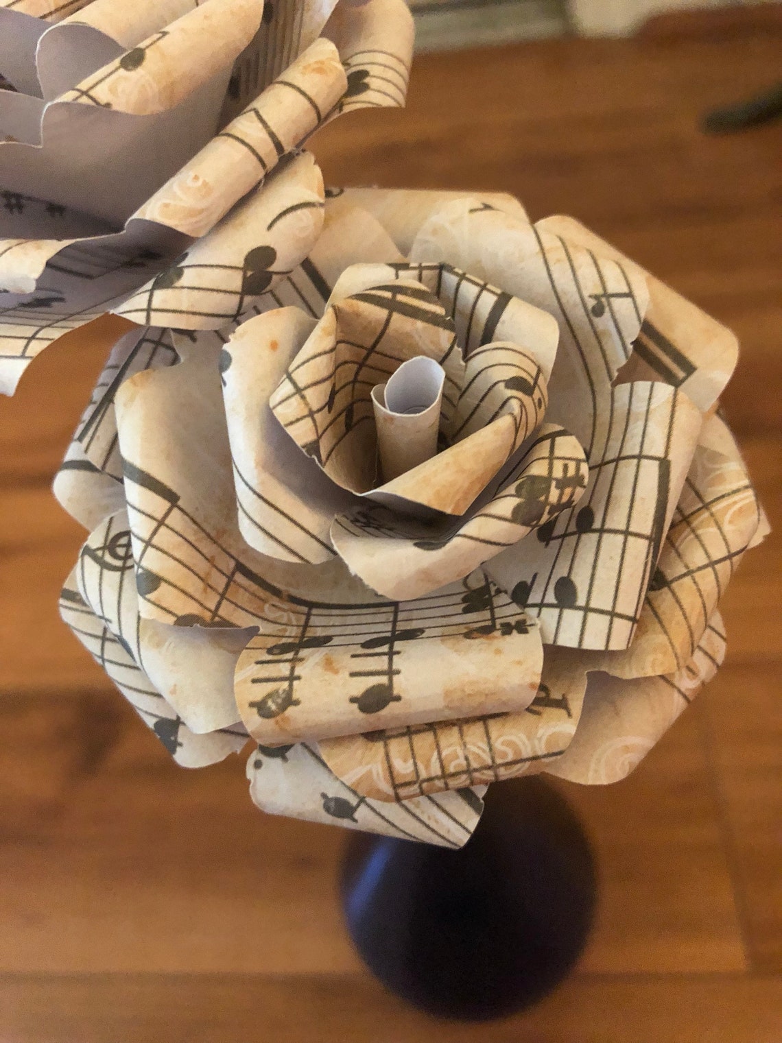 Sheet Music Roses Musical Paper Flowers Wedding - Etsy