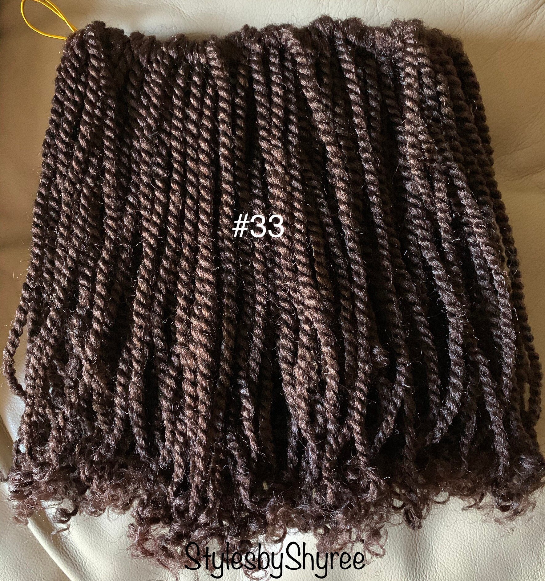 Pre-twisted Crochet Small Kinky Twists 200 Pieces [12 Inches Before ...
