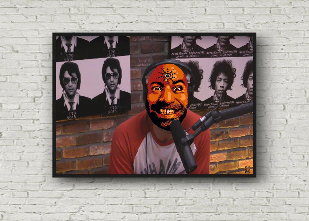 JRE Joe Rogan Experience Podcast Poster Art - Etsy