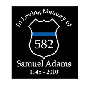 Police Decal, First Responder Decal, Policeman Memorial Decal, Memorial ...