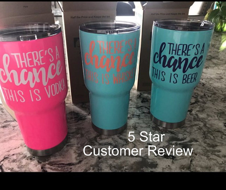 There's a Chance This is Whiskey-yeti Decal-quote - Etsy