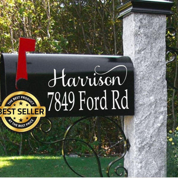 Vinyl Mailbox Decals - Etsy
