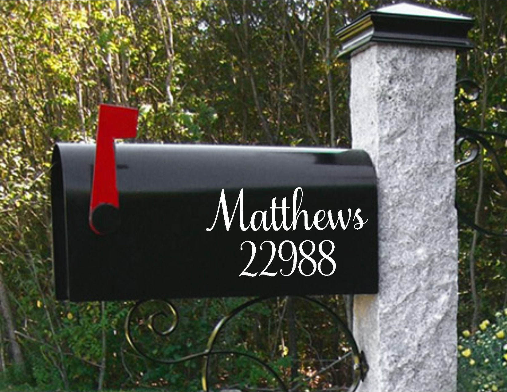 Mailbox Decals Mailbox Decal Mailbox Vinyl Decals Mailbox - Etsy