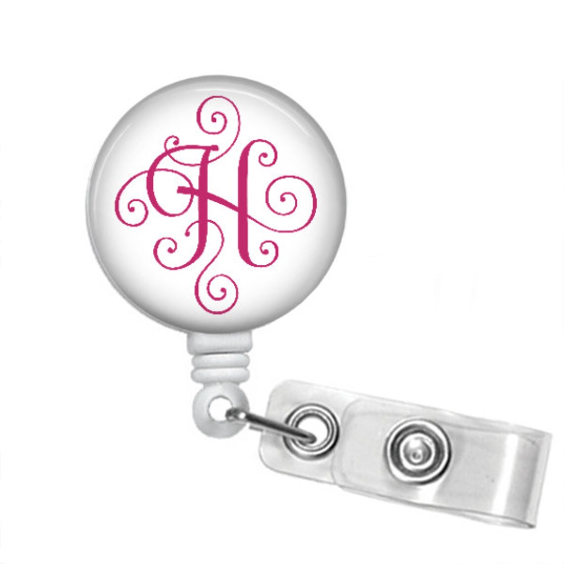 Personalized Retractable Badge Reel Lanyards Badge Holders - Etsy
