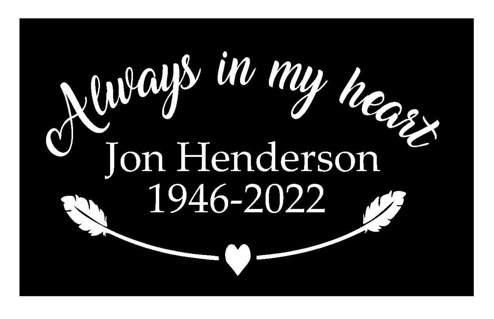 In Loving Memory Decal Family Memory Decal First Responder - Etsy