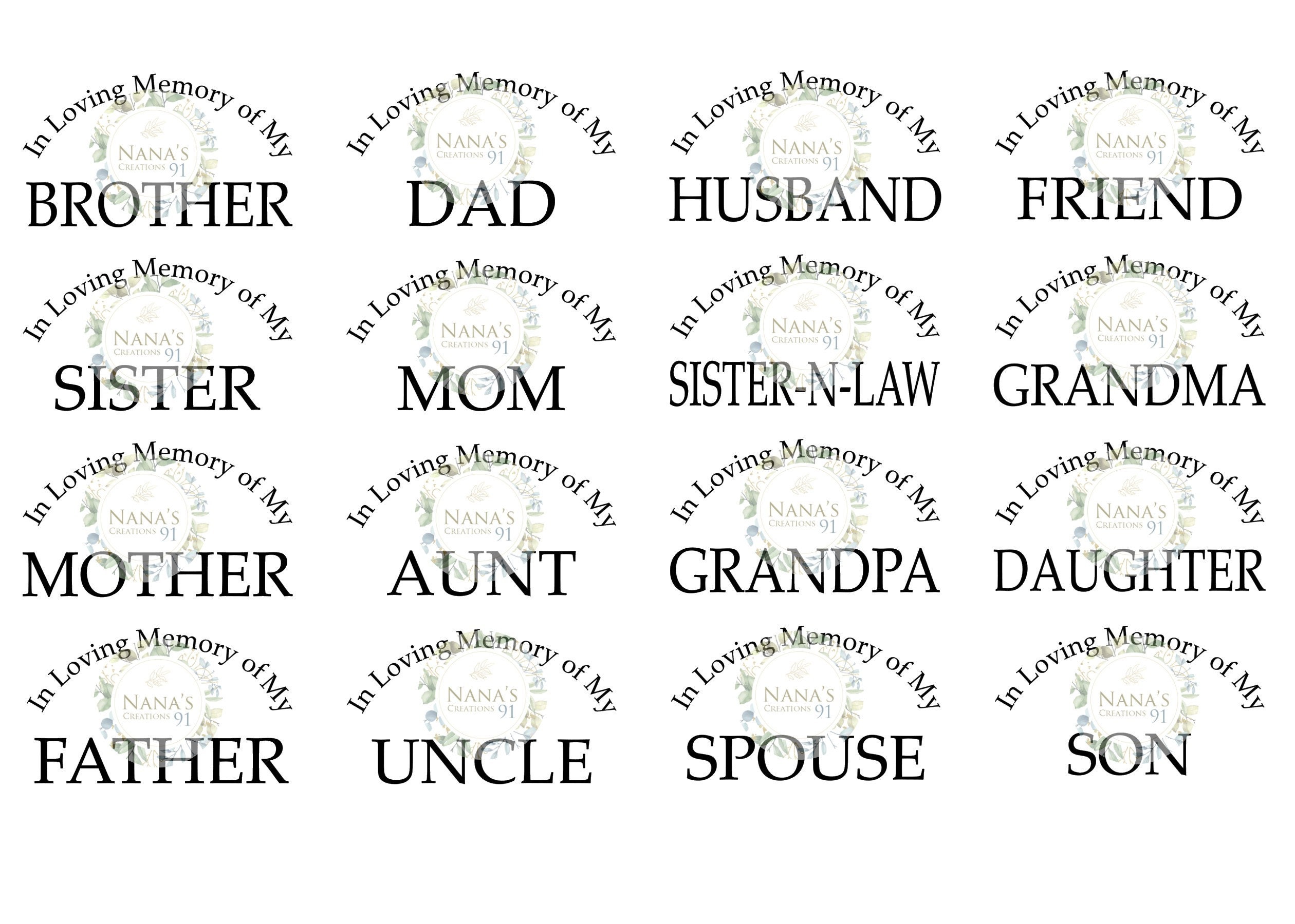 Police Memorial Decal: in Loving Memory Car Window Decal - Etsy