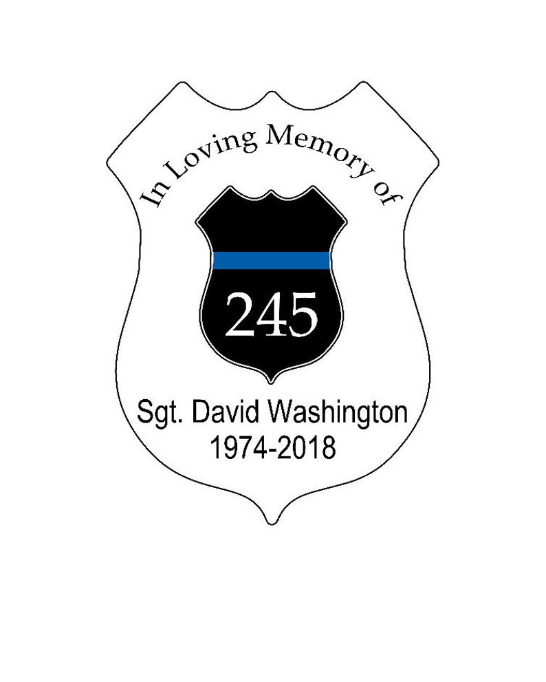 In Loving Memory Car Decal: Police Memorial Remembrance Gift - Etsy