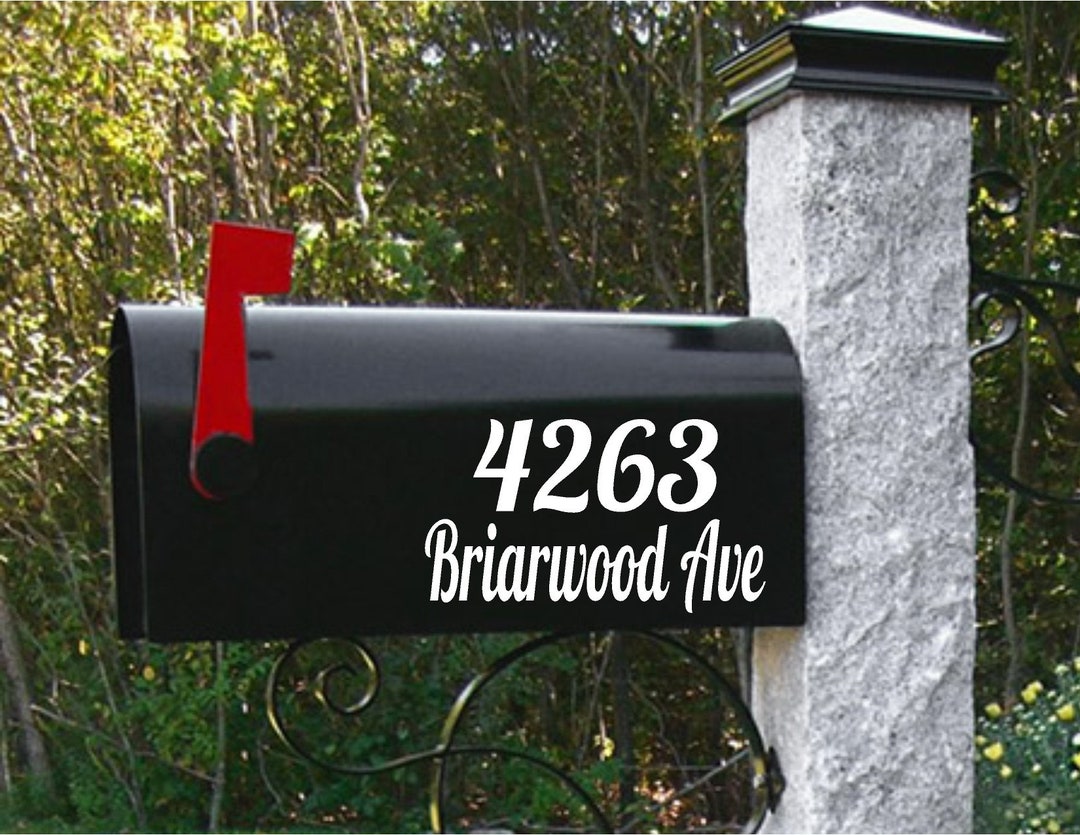 Mailbox Decals, Mailbox Decal, Mailbox Vinyl Decals, Mailbox Makeovers ...