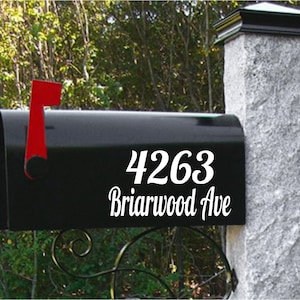 Mailbox Decals, Mailbox Decal, Mailbox Vinyl Decals, Mailbox Makeovers ...