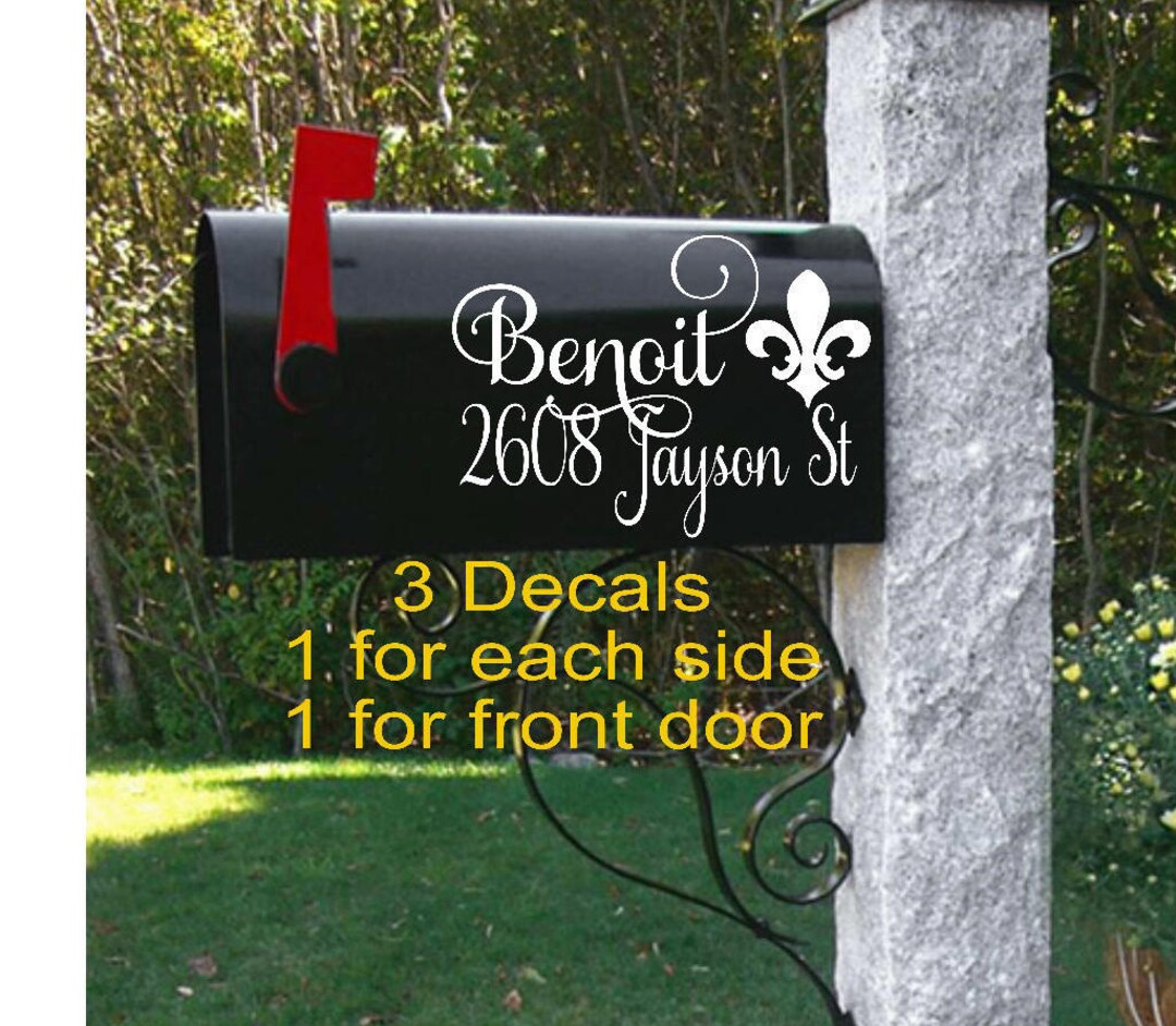 Mailbox Decal | Custom Mailbox | Personalized Box | Christmas Gifts ...