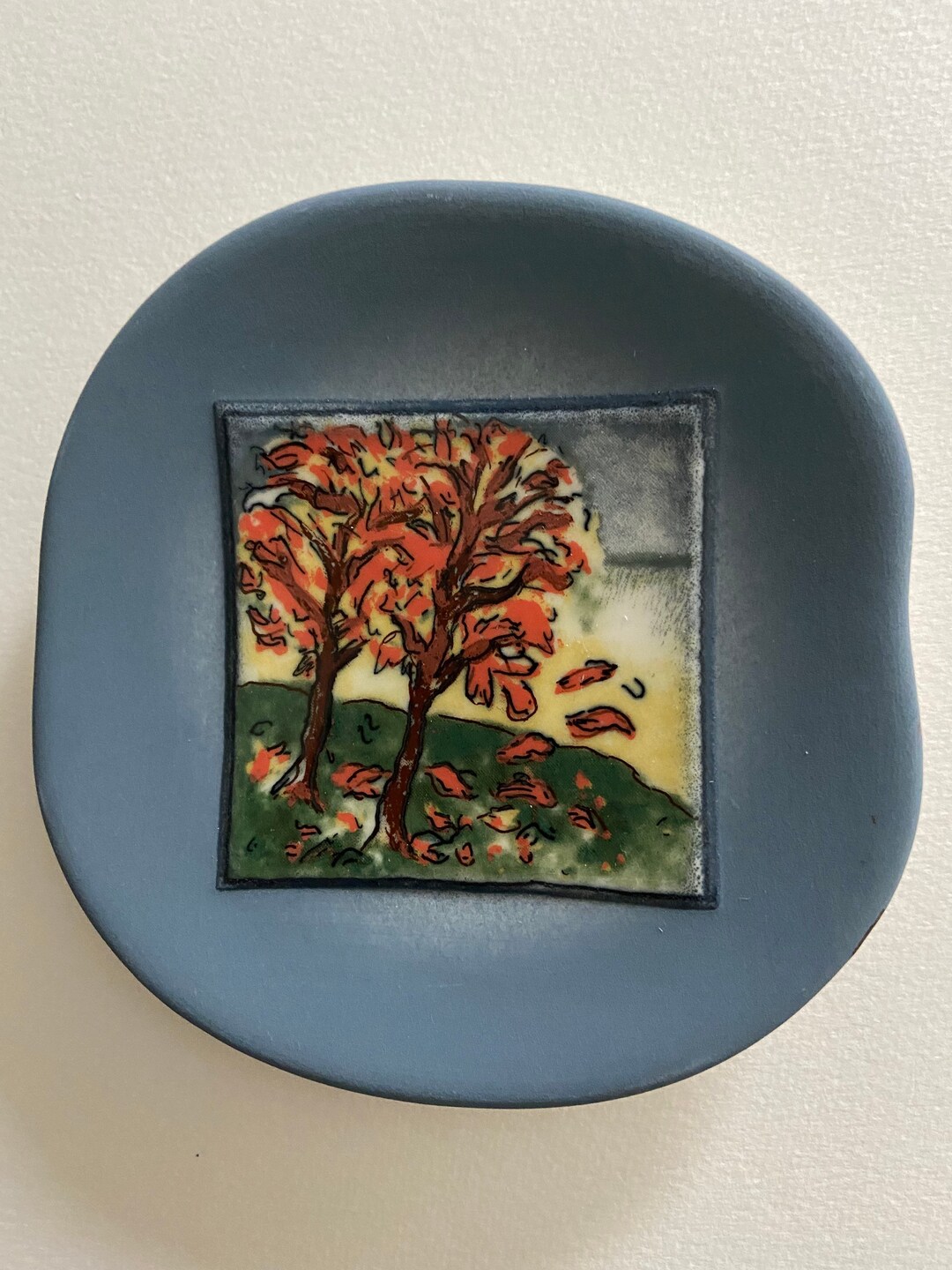 Three Small Finnish Wall Plates , Designed and Signed by Helja Liukko ...