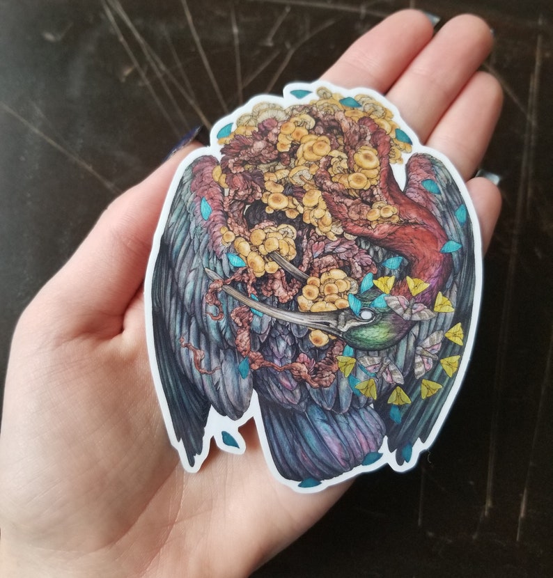Holographic Sticker: Wallow - Etsy