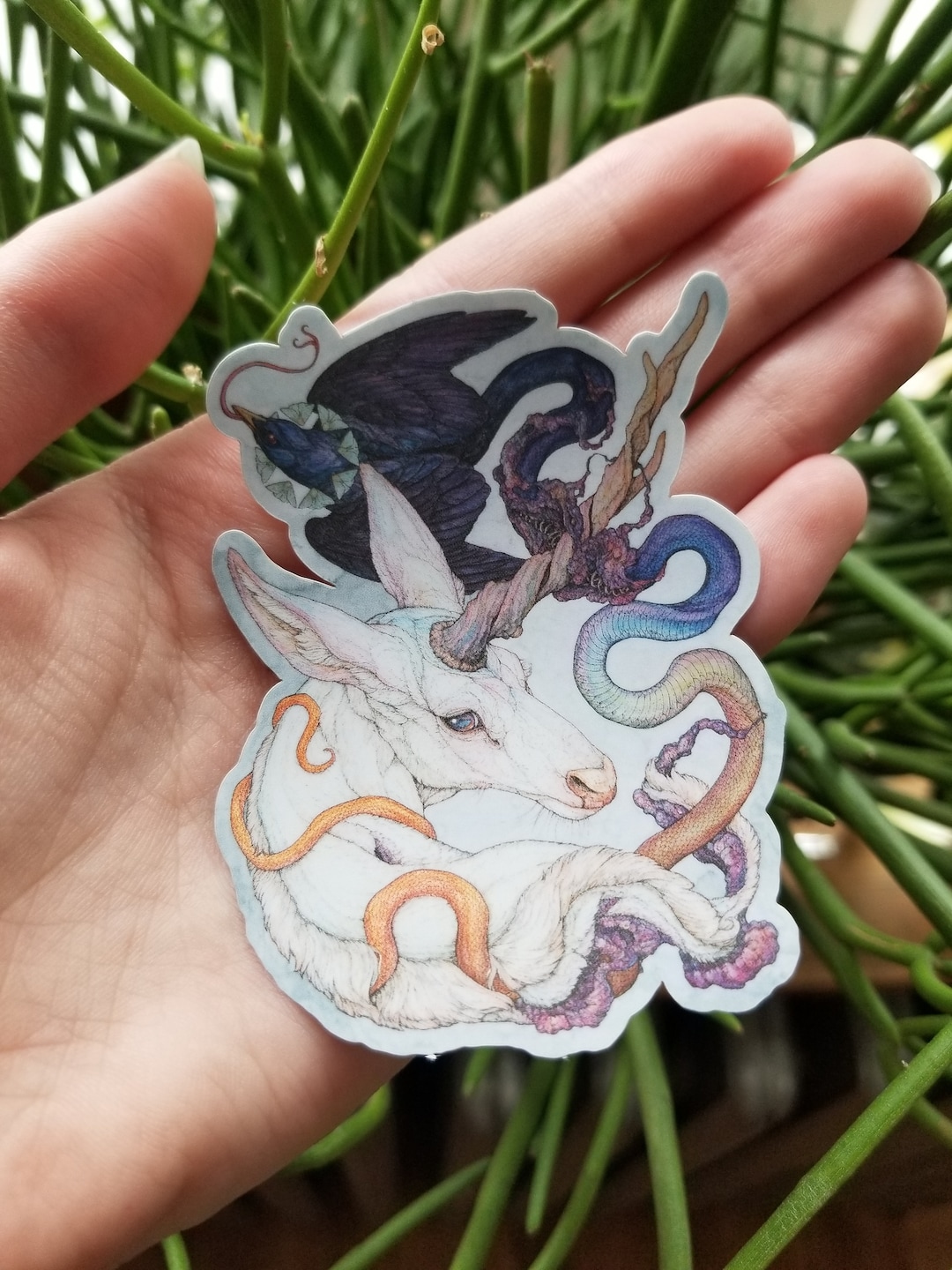 Unicorn Holographic Sticker - Etsy