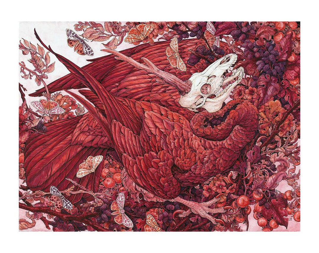 Red: Limited Edition Mini Print - Etsy