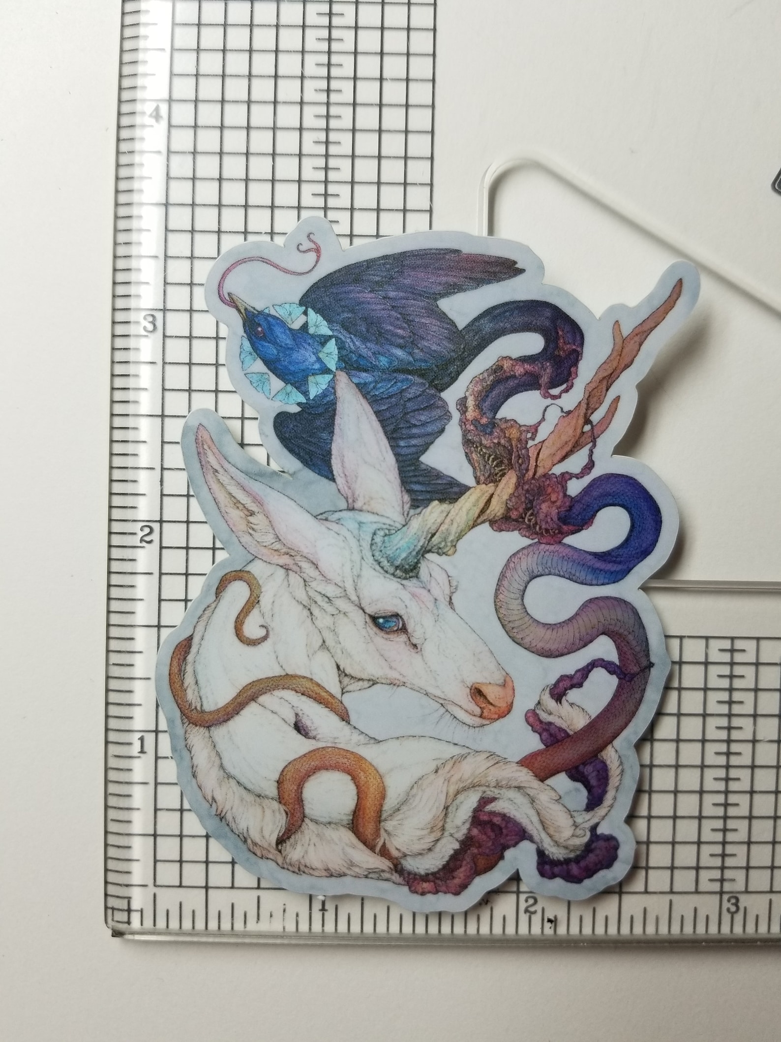 Unicorn Holographic Sticker - Etsy