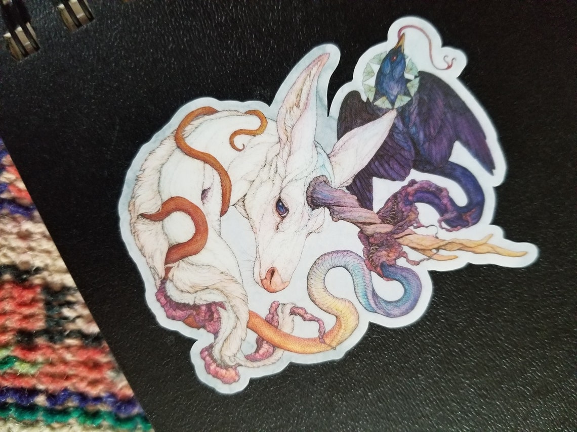 Unicorn Holographic Sticker - Etsy