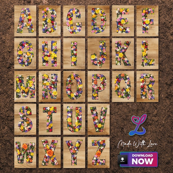 Reggio Emilia Alphabet Letters - Etsy