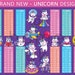 Cute UNICORN Multiplication Chart / Maths Times Tables, Learning Poster ...
