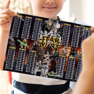 Star Wars Times Tables Poster - Educational Math Print for Kids ...