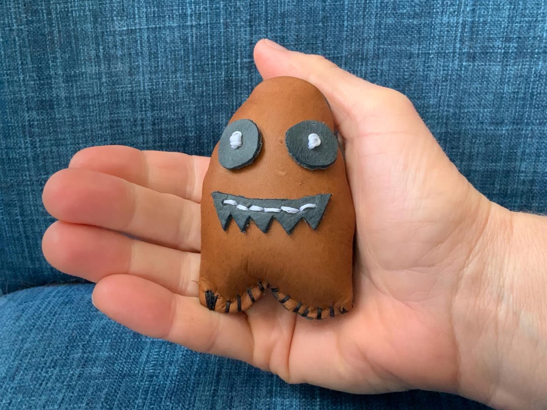 Stress Monster - Marvin the Leather Stress Reliever - Etsy