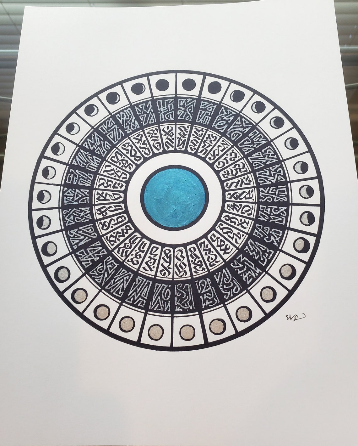 Moon Phases Diagram, Lunar Calendar, Magic Symbols, Magic Circle, UFO ...