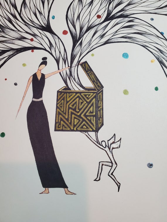 Pandoras Box Drawing