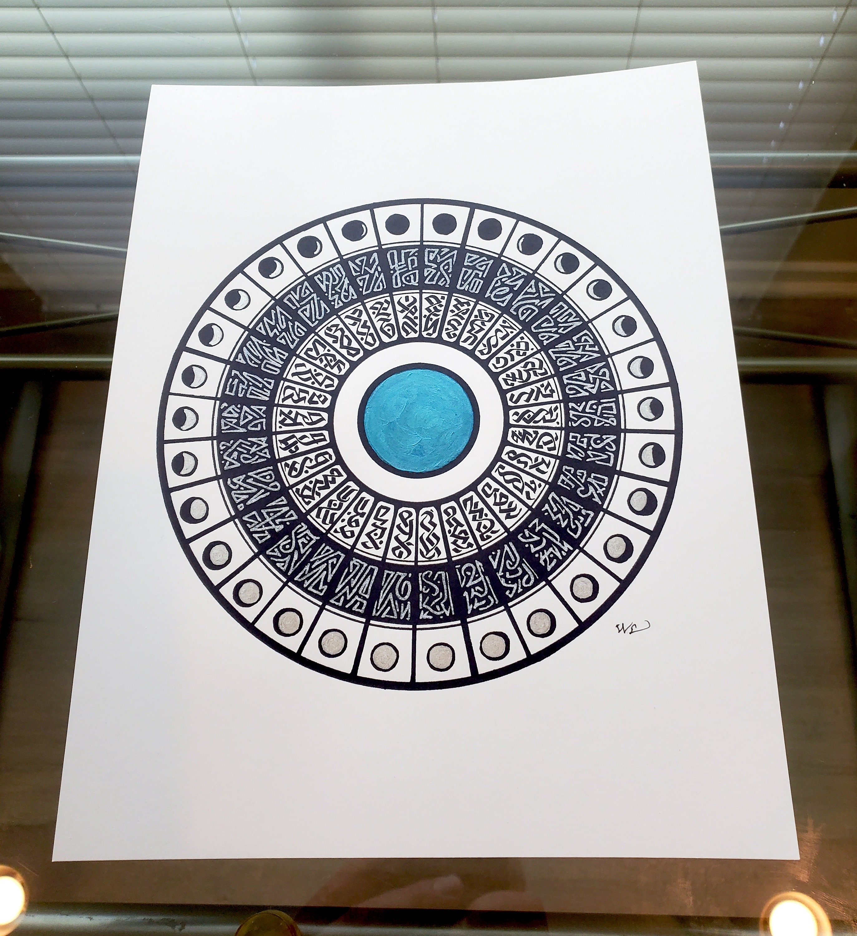 Moon Phases Diagram, Lunar Calendar, Magic Symbols, Magic Circle, UFO ...