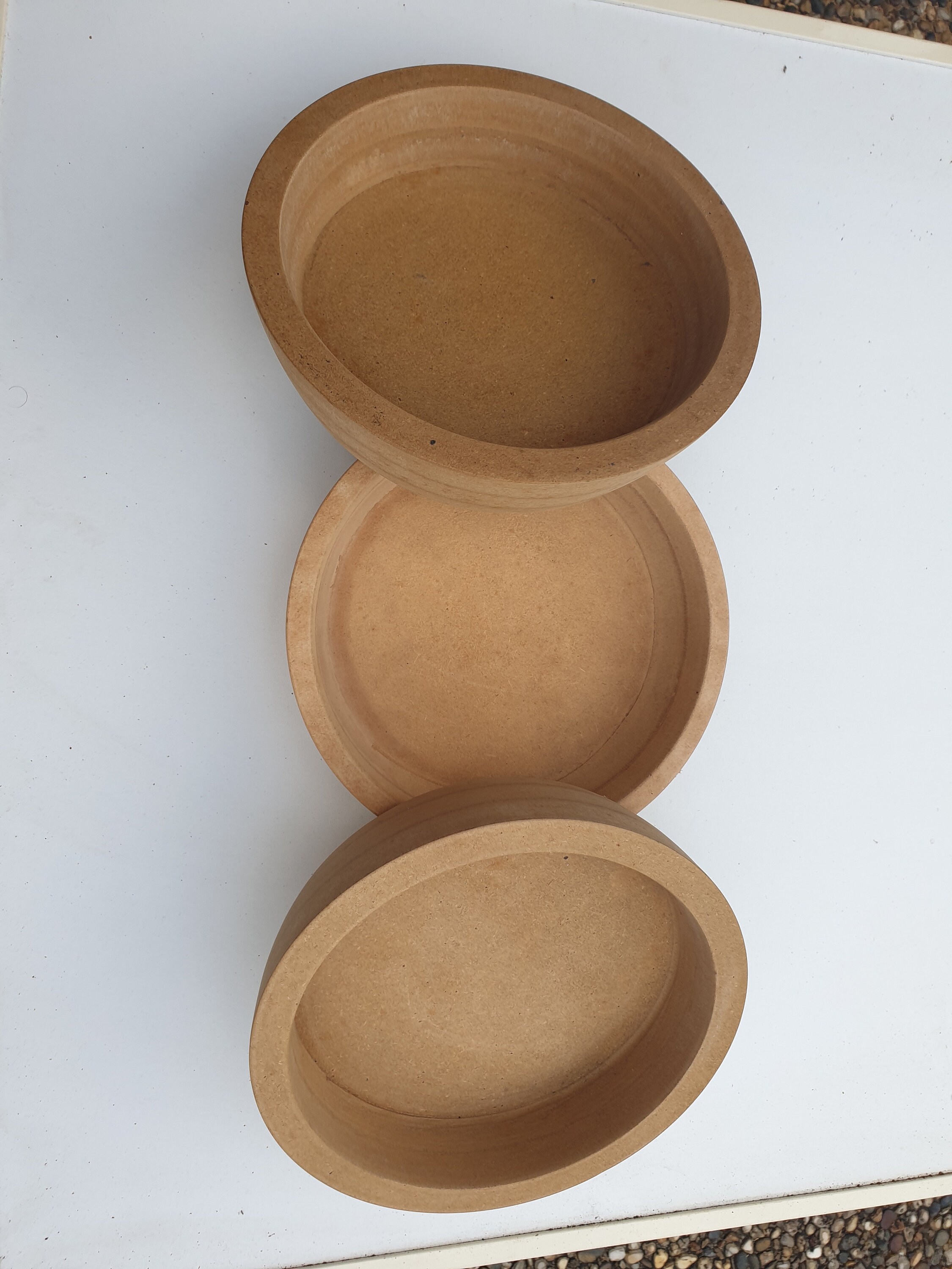 MDF Craft Wood Bowl: Folk Art Painting, Holiday Decor (19-20cm) - Etsy