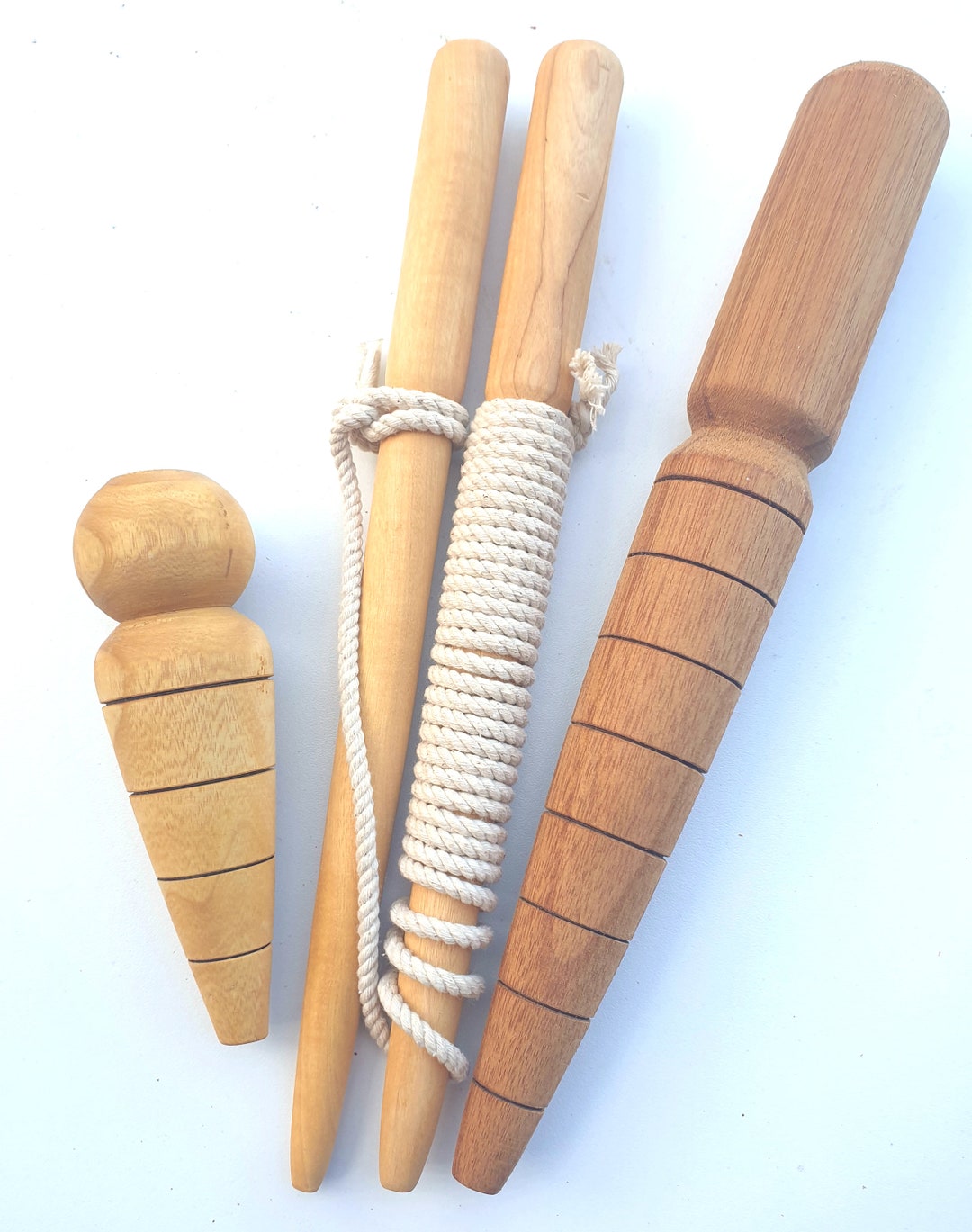 Handmade Wooden Garden Dibbler Set: Planting Tool Gift - Etsy