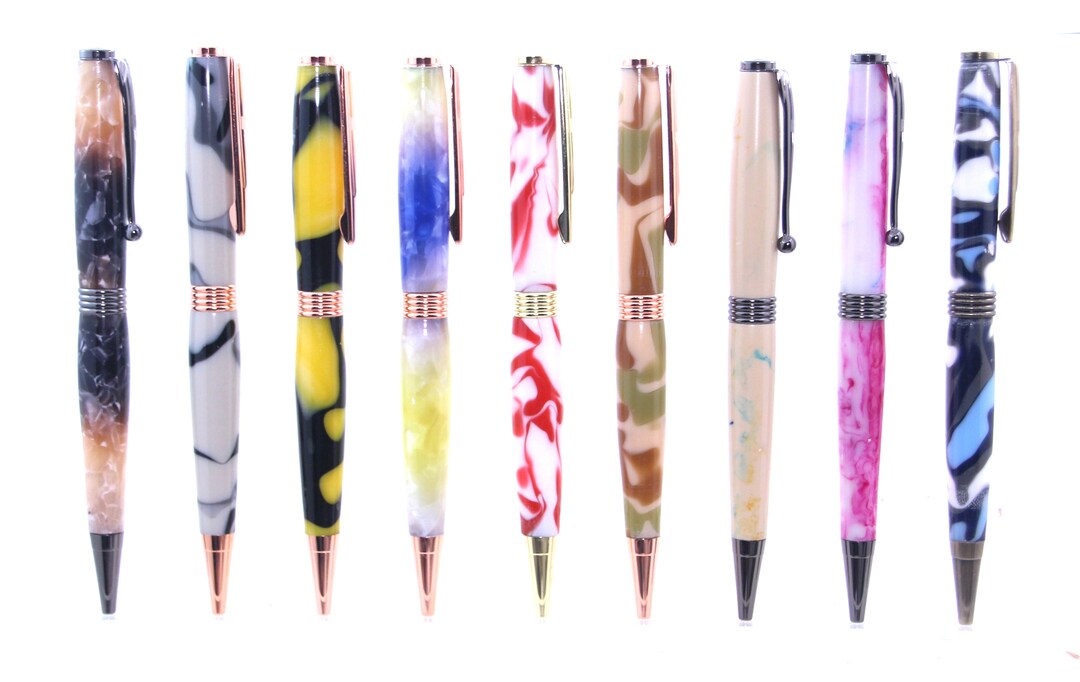Handmade Acrylic Pens Funky Pen. Ballpoint Pen Fancy Pen - Etsy