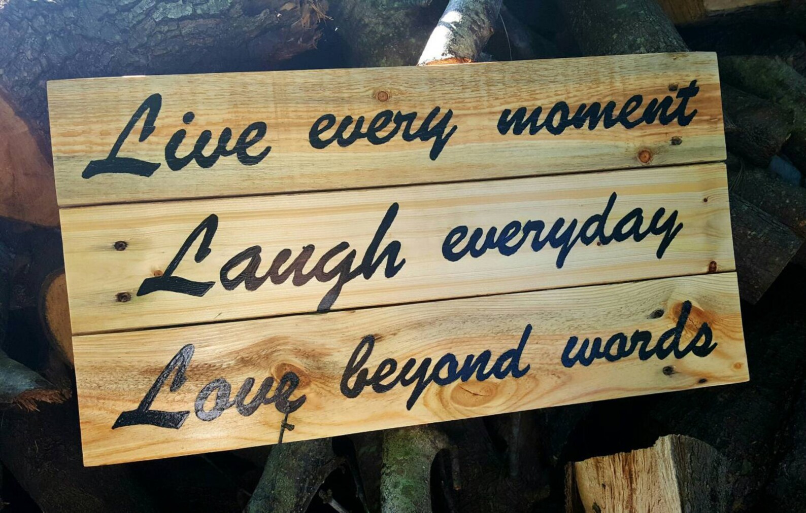 Live Laugh Love Sign Hand Painted Pallet Sign Live Laugh | Etsy