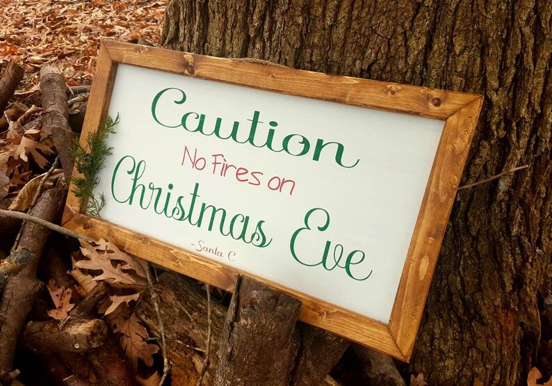 Funny Farmhouse Christmas Sign Funny Christmas Sign Santa - Etsy