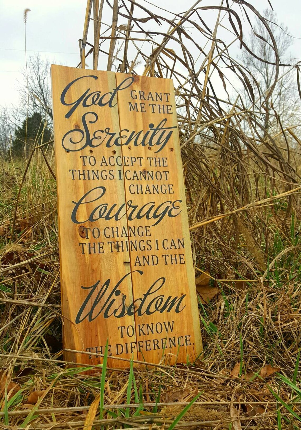Serenity Prayer Sign, Serenity Pallet Sign, God Grant Me the Serenity ...