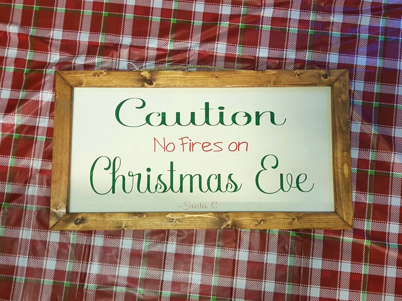 Funny Farmhouse Christmas Sign Funny Christmas Sign Santa - Etsy
