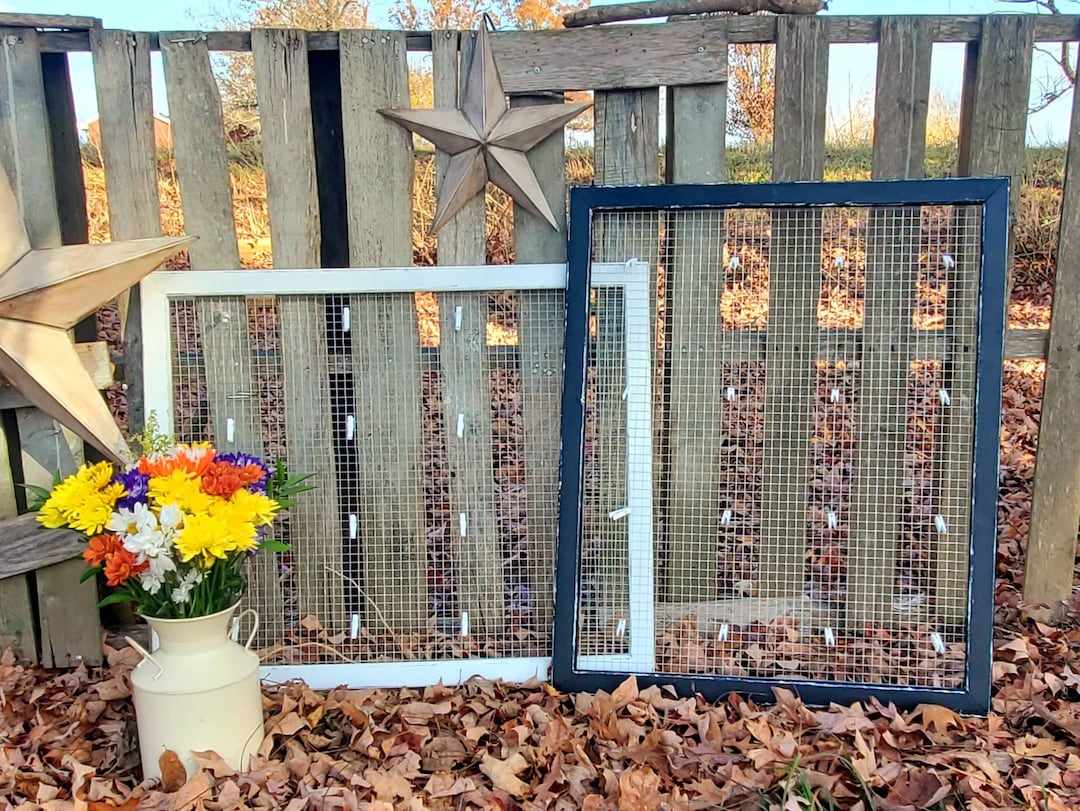 Farmhouse Chicken Wire Frames, Square Chicken Wire Frames, Large ...