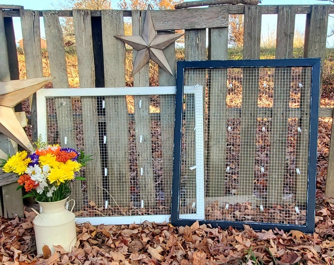 Farmhouse Chicken Wire Frames Square Chicken Wire Frames - Etsy