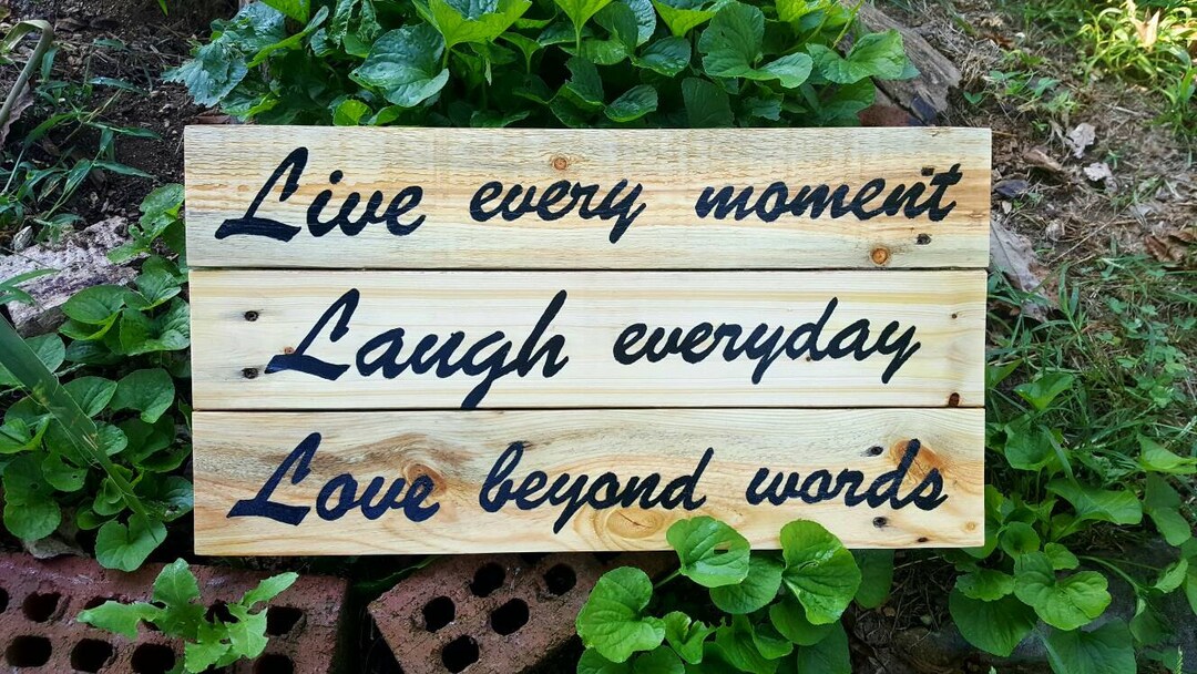Live Laugh Love Sign, Hand Painted Pallet Sign, Live Laugh Love Decor ...