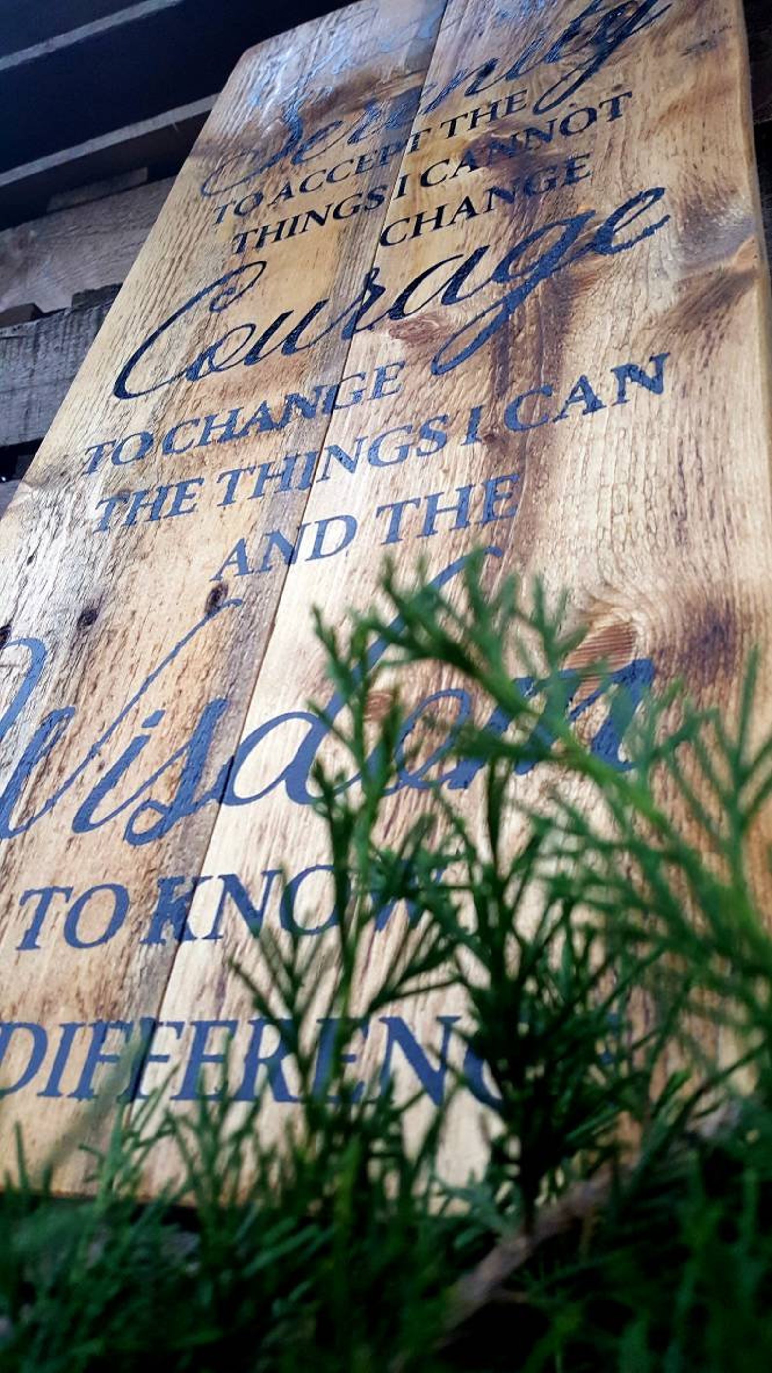 Serenity Prayer Sign, Serenity Pallet Sign, God Grant Me the Serenity ...